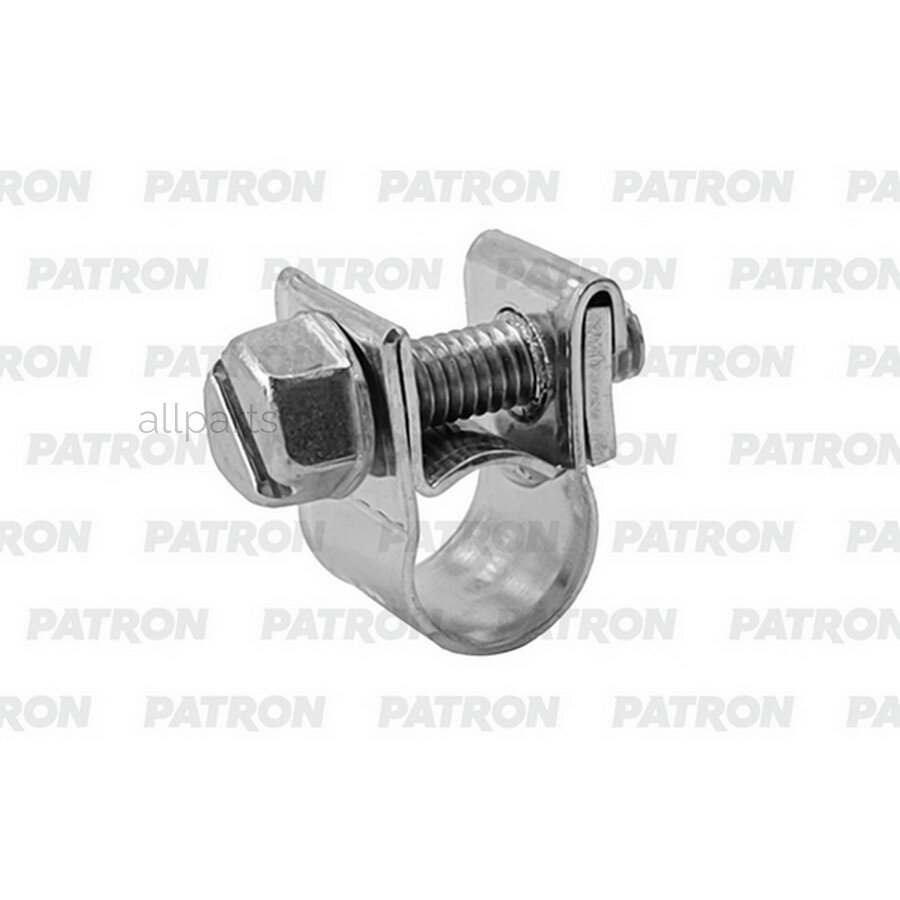 PATRON PM006008 Хомут топливного шланга 6-8 мм, Mini Type 9х0.6 мм, M14х15 мм, W1 - оцинкованная сталь