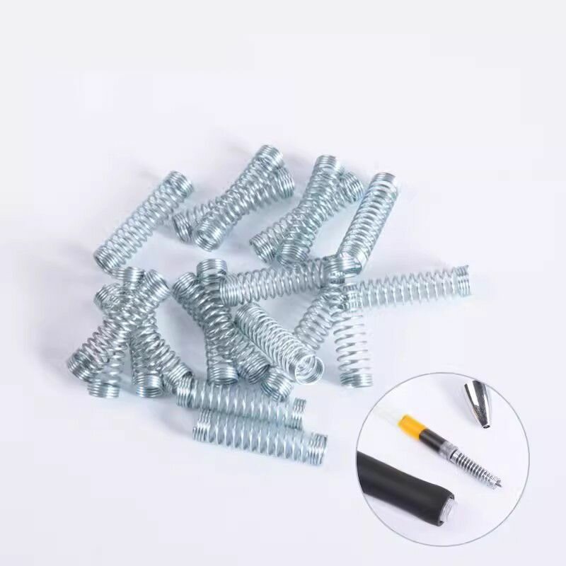 100 шт, проволока для шариковой ручки диаметром 0,4 мм, миниатюрная мини-пружинная ручка, маленькие пружины сжатия из нержавеющей стали