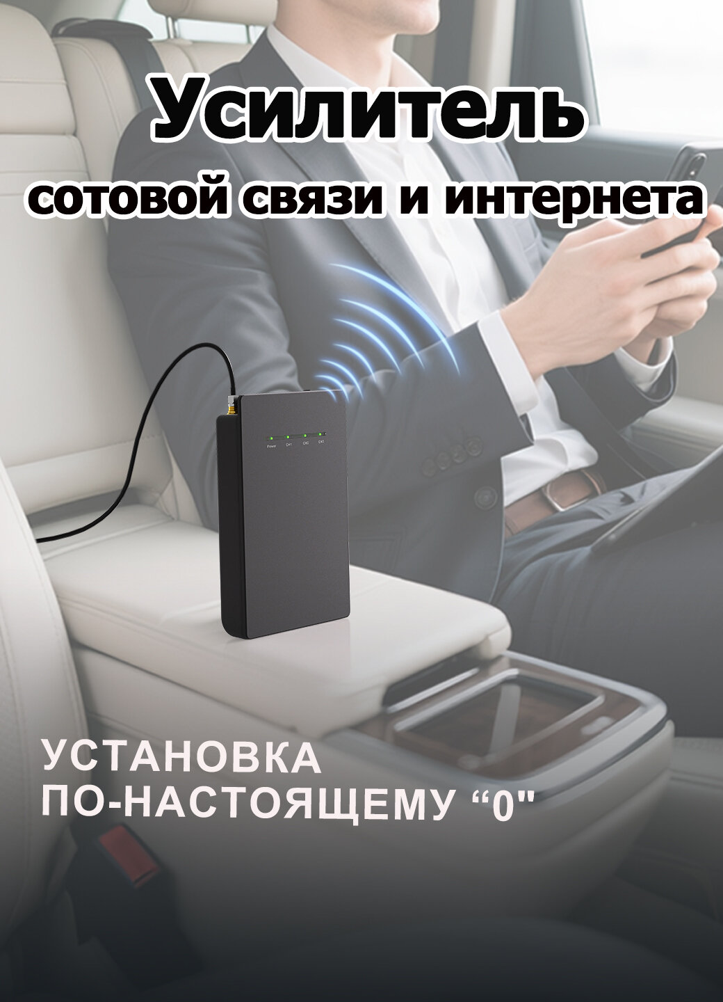 Усилитель сигнала сотовой связи и интернета. Репитер LTE, 4G, 3G, 2G