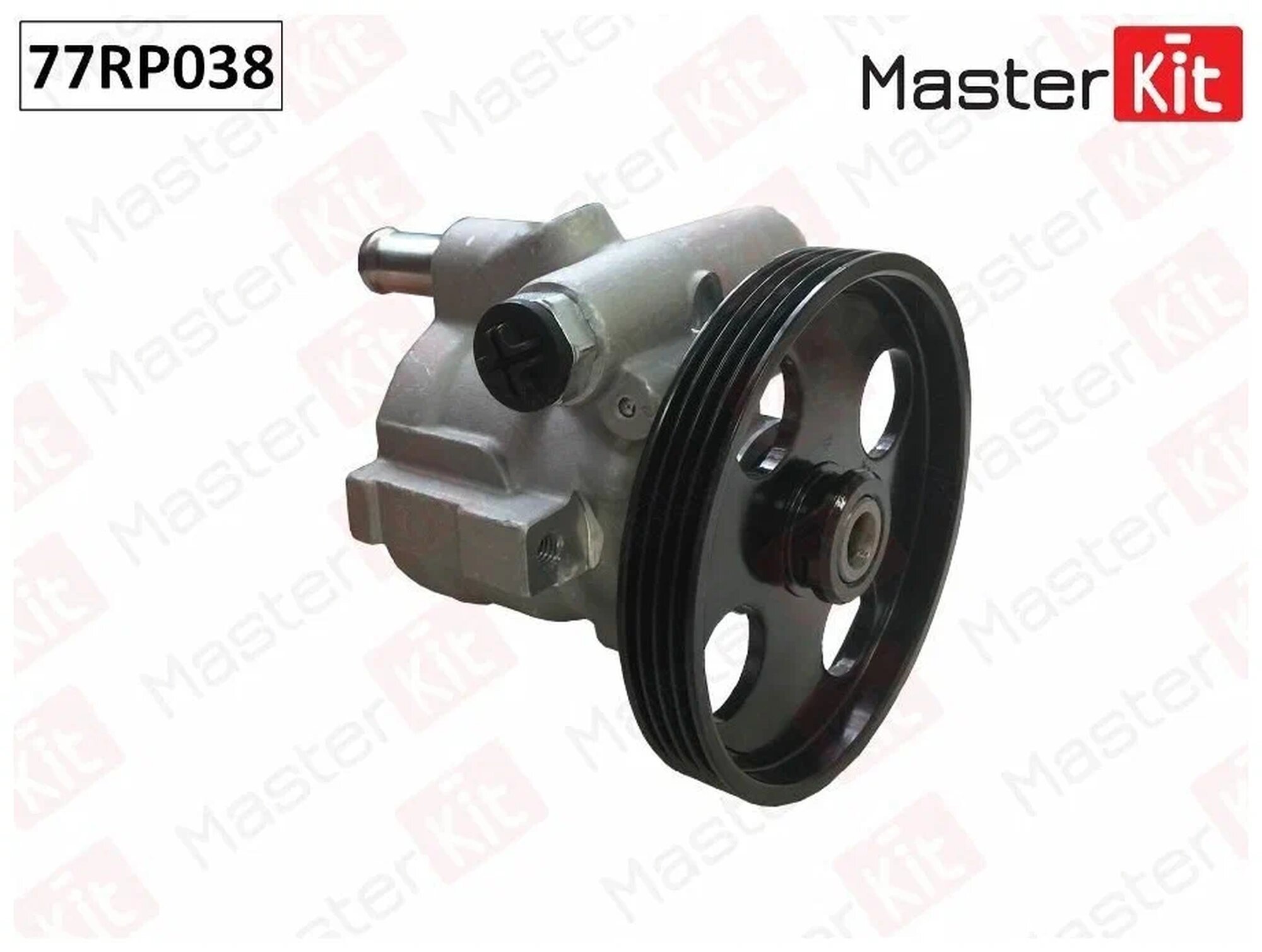 Насос гидроусилителя Renault CLIO II/LOGAN/KANGOO/MEGANE I/SANDERO (K9K/K4M/K4J/E7J/K7J/K7M), MASTERKIT 77RP038