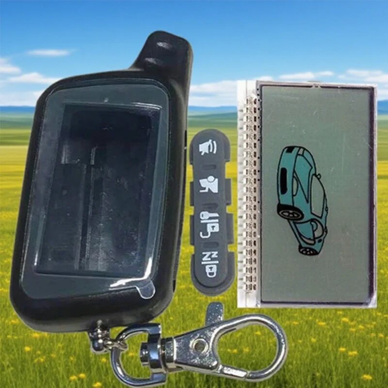 10 шт./лот X5 чехол-брелок корпус + ЖК-дисплей с металлической ножкой для TOMAHAWK X5 X3 двусторонняя автомобильная сигнализация ЖК-ключ дистанционного управления