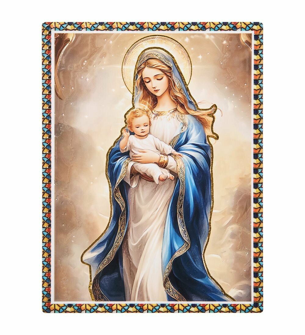 Панно 'Дева Мария с Младенцем Христом'