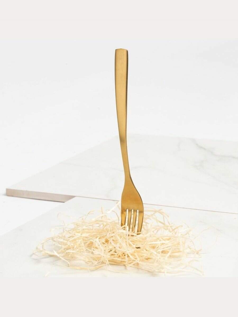 Набор приборов, столовые вилки 3 шт, золото "COMAS" "BCN COLORS 18% Gold". Испания