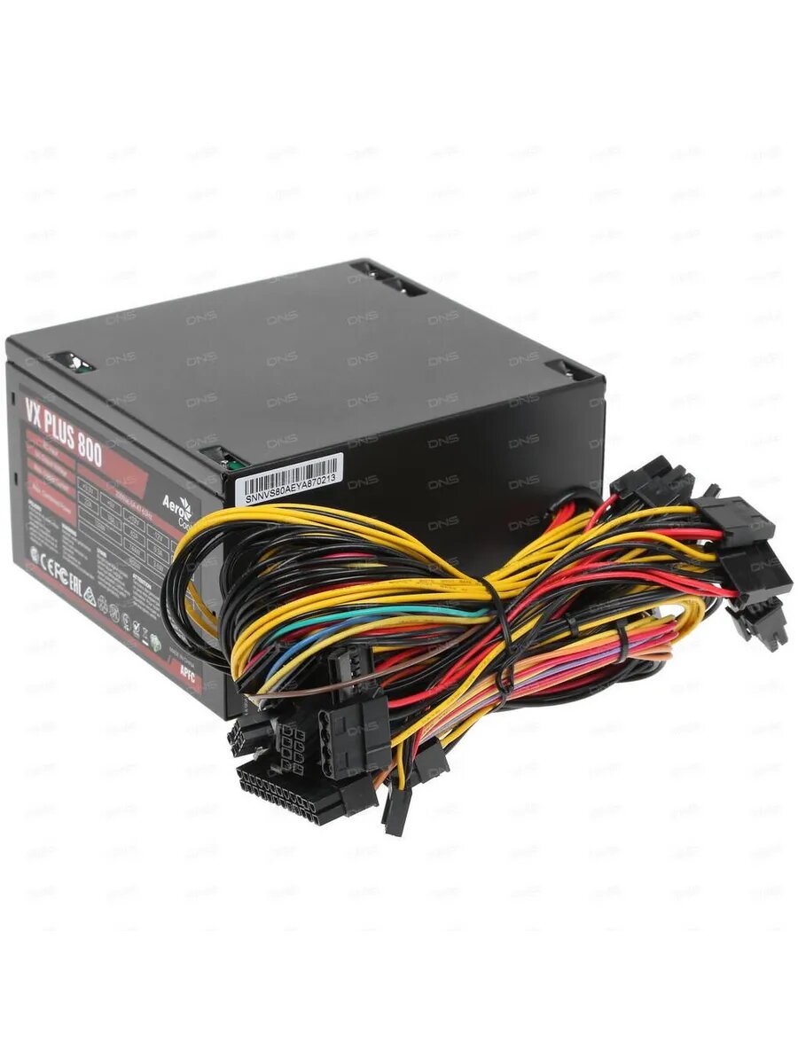 Блок питания VX Plus 800W VX-800 PLUS черный - 800 Вт