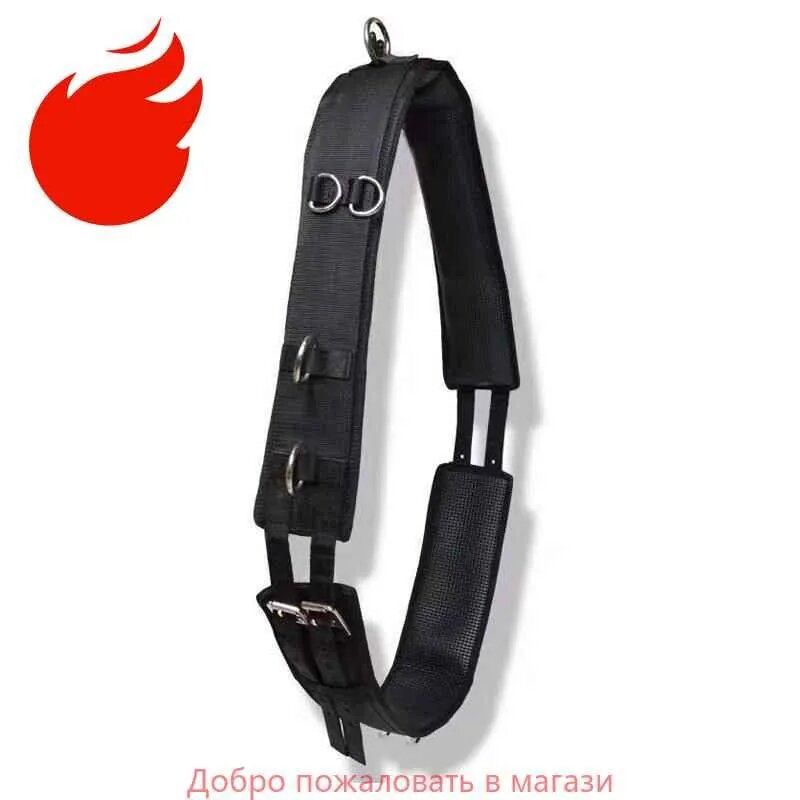 Гурта для лошади нейлоновая с искусственным мехом