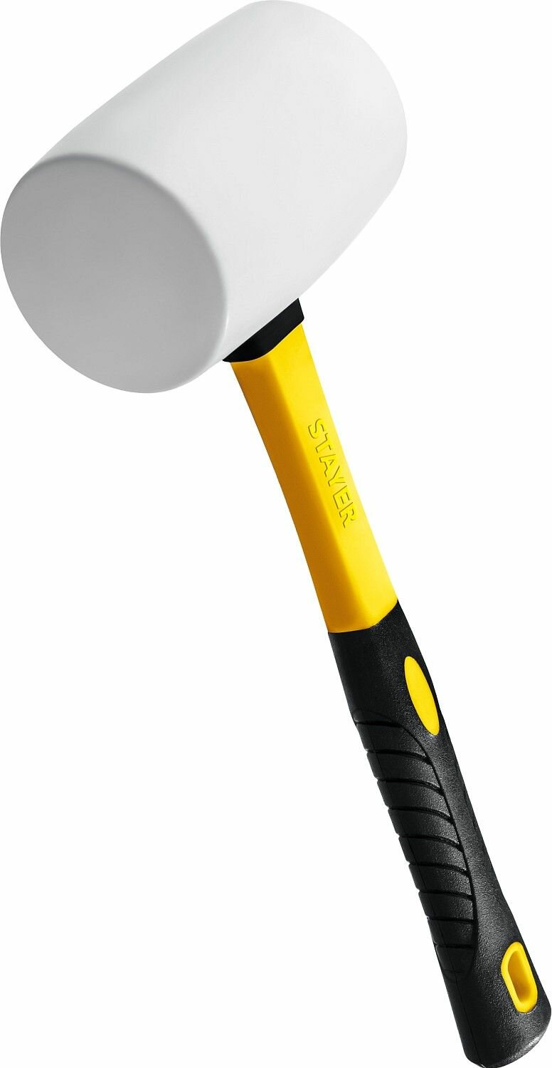 Резиновая киянка STAYER, 900 г, белая, профессиональная 20533-900