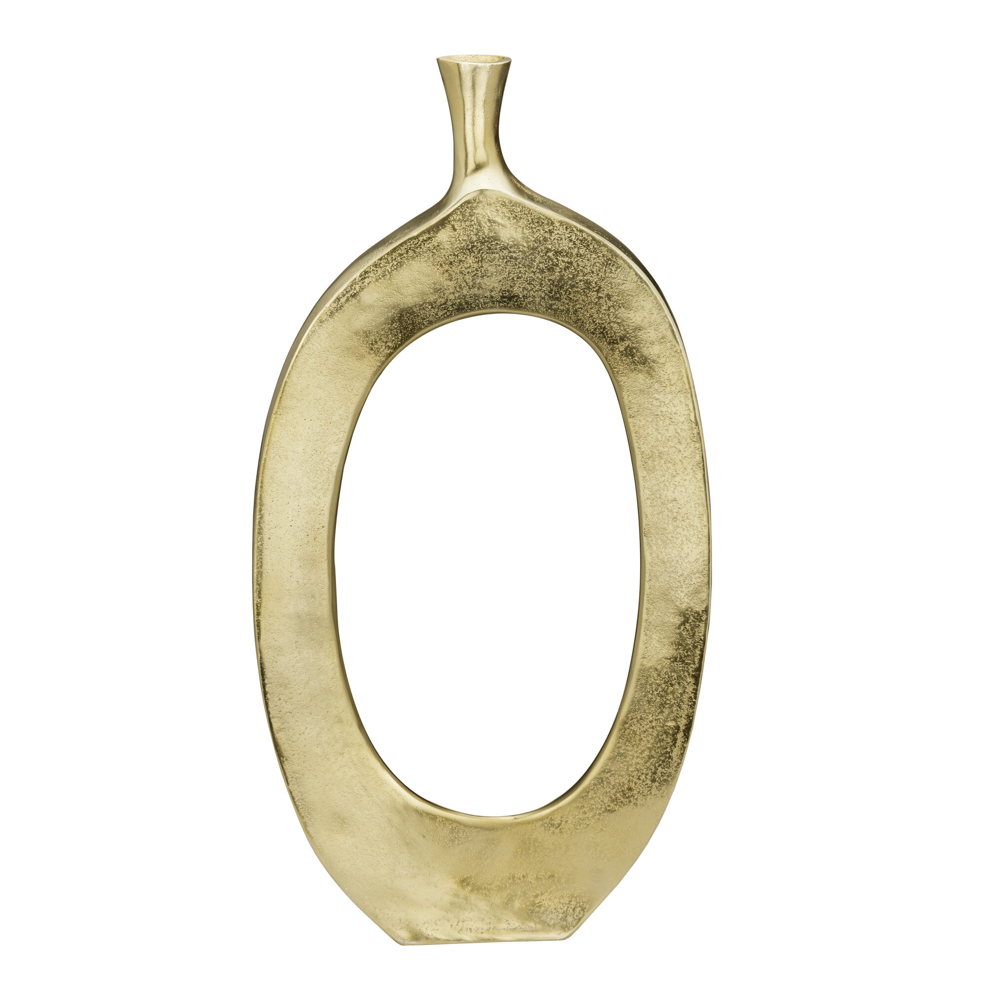 Ваза декоративная EGLO ANKAREFO 421449, напольная, металлическая, золотая, высота 78.5 см