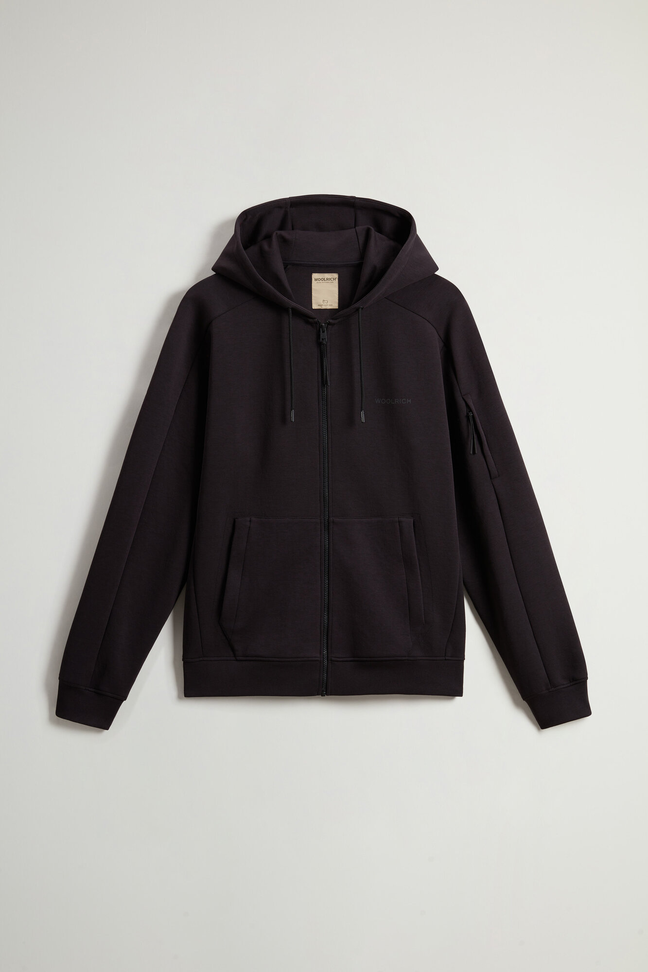 Толстовка спортивная Woolrich, размер M, , черный, Черный — фото 1