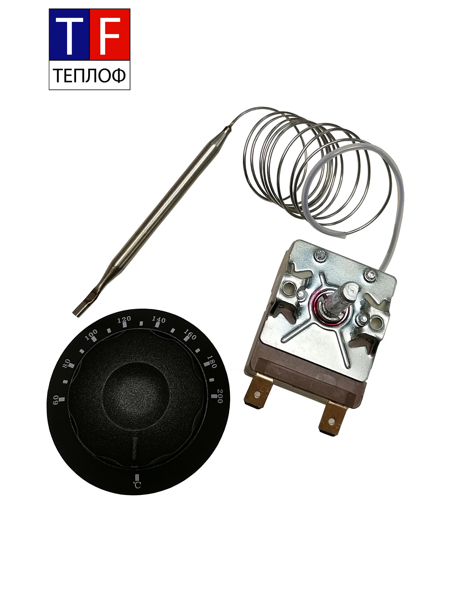 Термостат капиллярный 50-200С 20А (с ручкой), длина капилляра 0,9 м