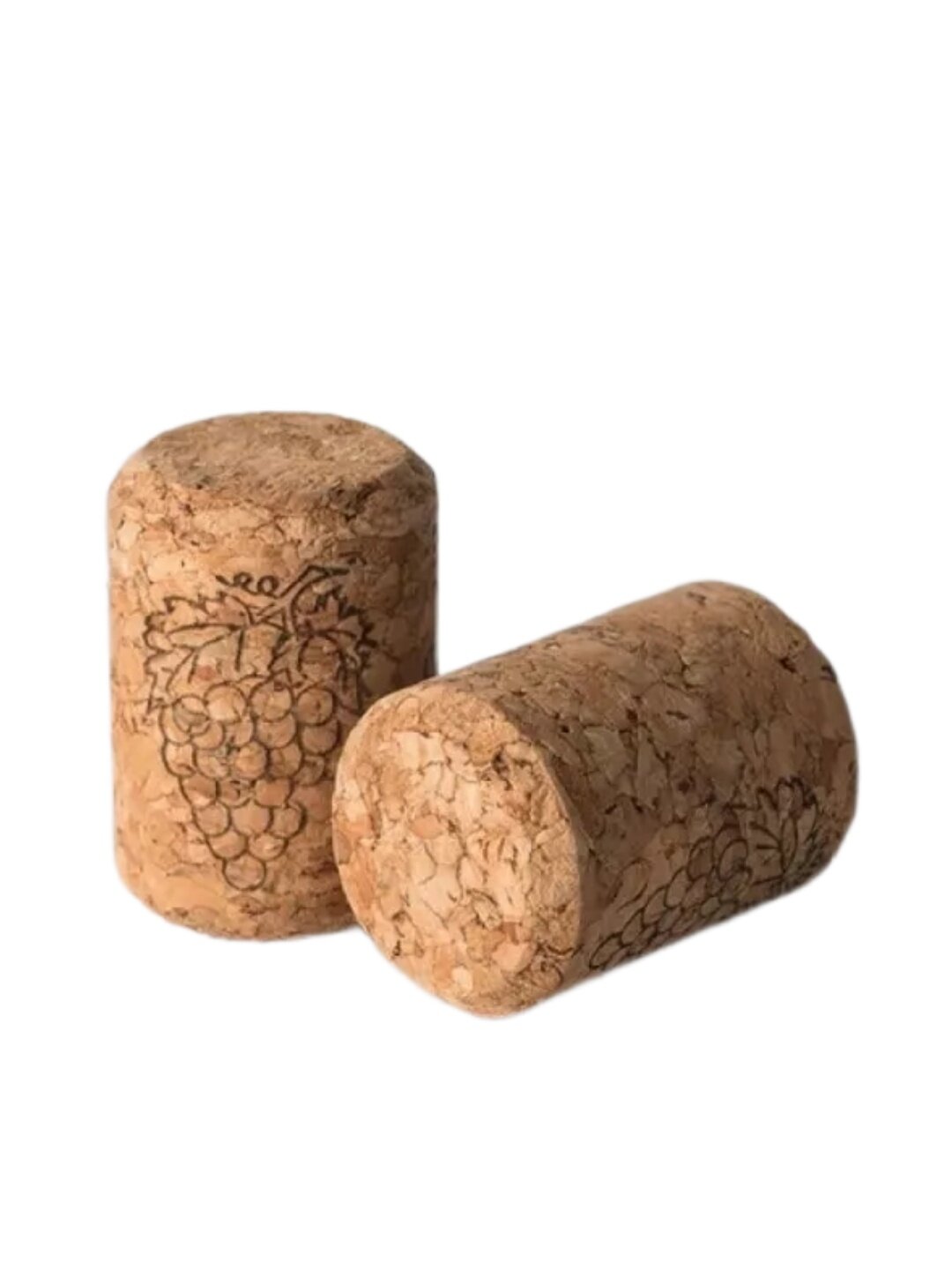 Пробка для бутыли корковая, агломерированная 21*37 мм, 20 штук