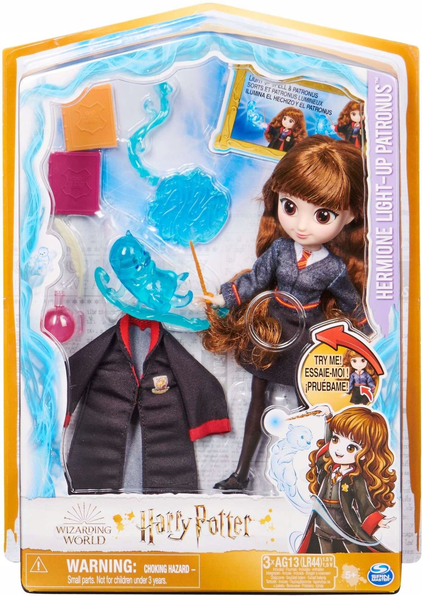 Фигурка WWO Harry Potter - Гермиона Грейнджер Делюкс с палочкой и патронусом - 6063882/20136659
