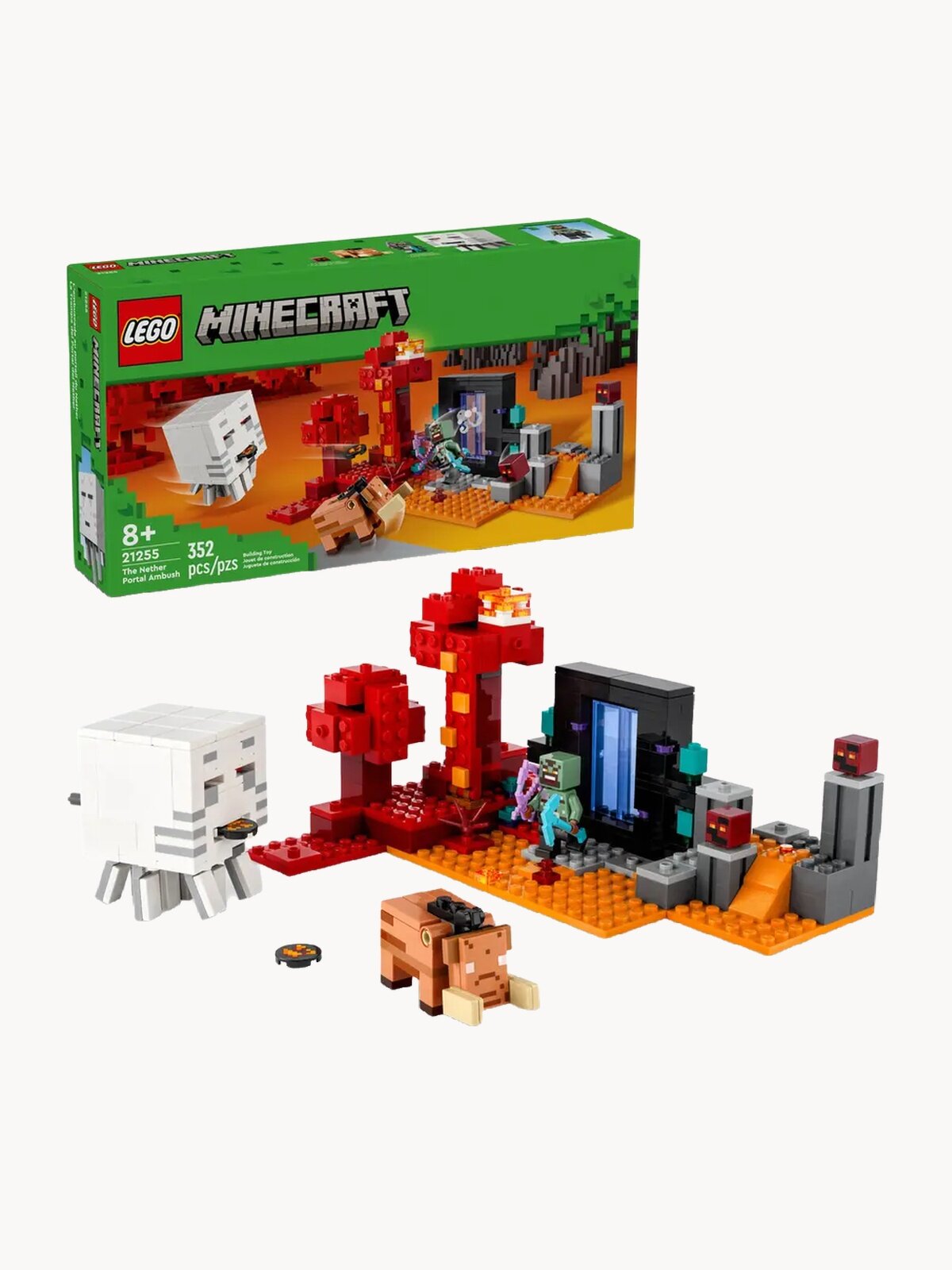 Конструктор LEGO Minecraft 21255 Засада у Нижнего портала, 352 дет.