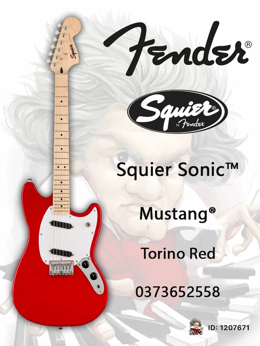 Squier by Fender Электрогитара affinity STRAT 6-струнная, корпус Махагони 39"