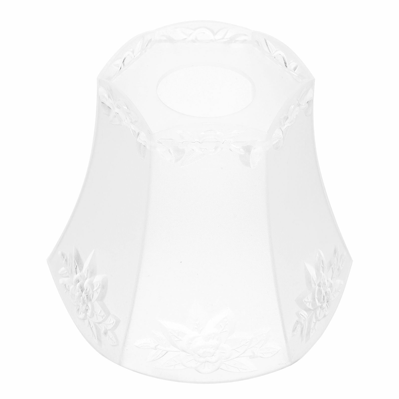 Прозрачный абажур из пп с рисунком лотоса для потолочного светильника