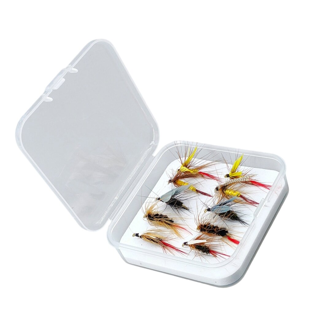 10 шт, Luya fly fishing fly bait поддельная приманка для ловли нахлыстом