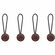 Аксессуар Peak Design Anchor 4-Pack V4.0 Eclipse (4PK-AN-EP-4) держатель для рем...