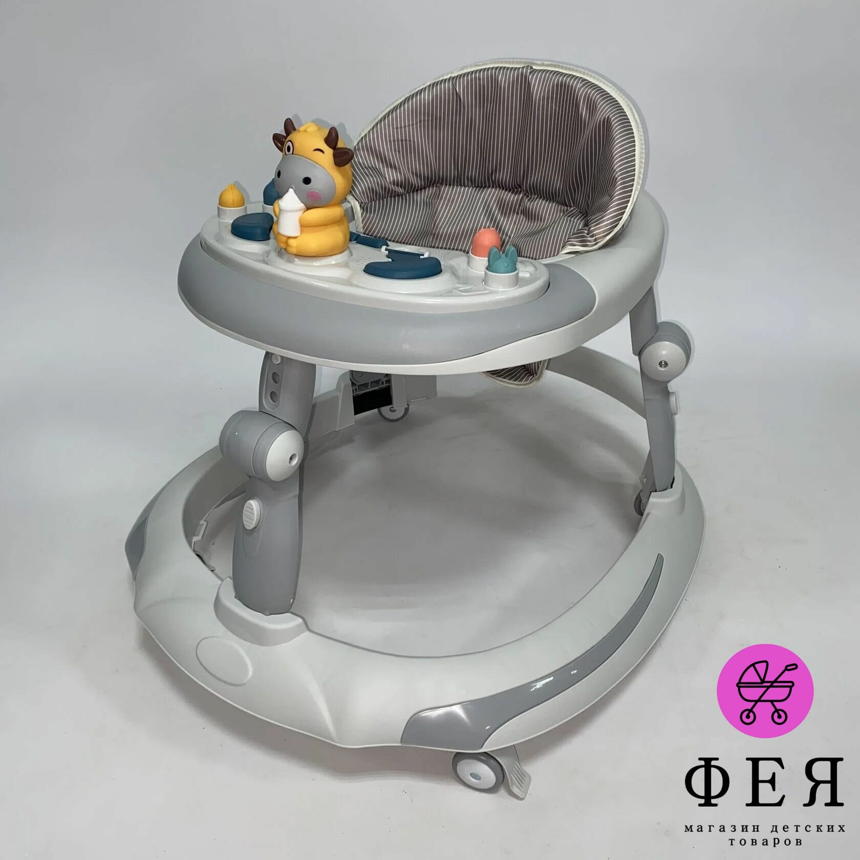 Ходунки детские музыкальные Luxmom 806, со игровой панелью