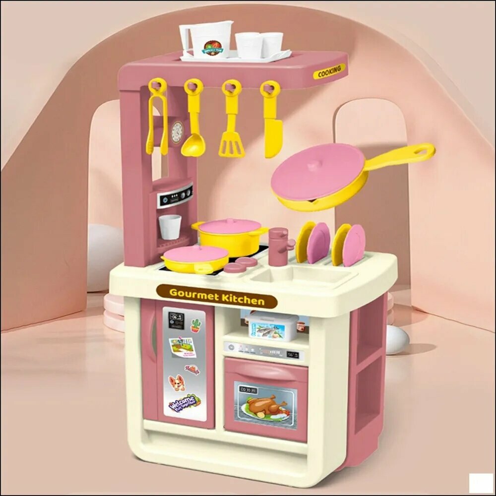 Набор игрушек для детской кухни, мини-кухня, подходит для детей в возрасте 3-6 лет, игрушки для ролевых игр