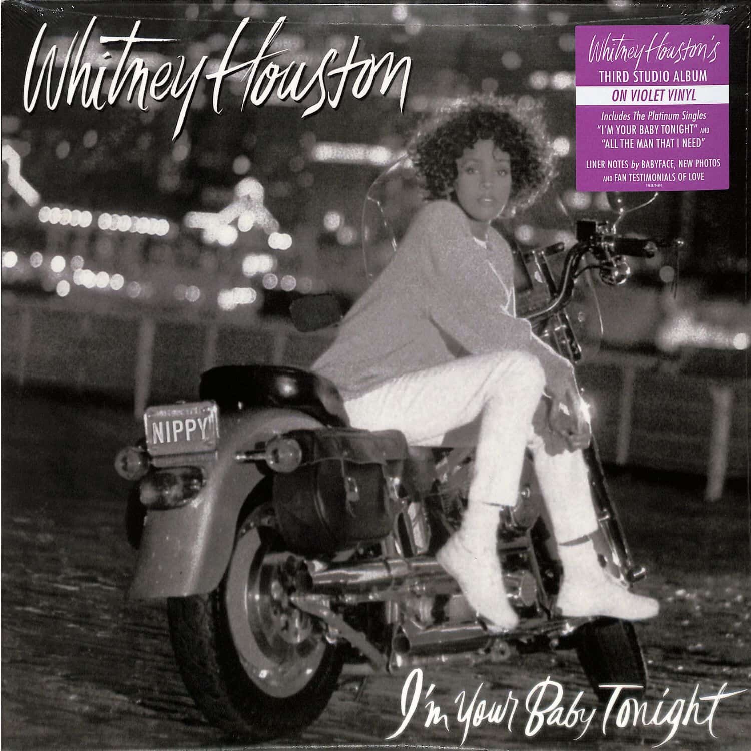 Whitney Houston. I'm Your Baby Tonight (LP/Violet Vinyl/Reissue/Виниловая пластинка)