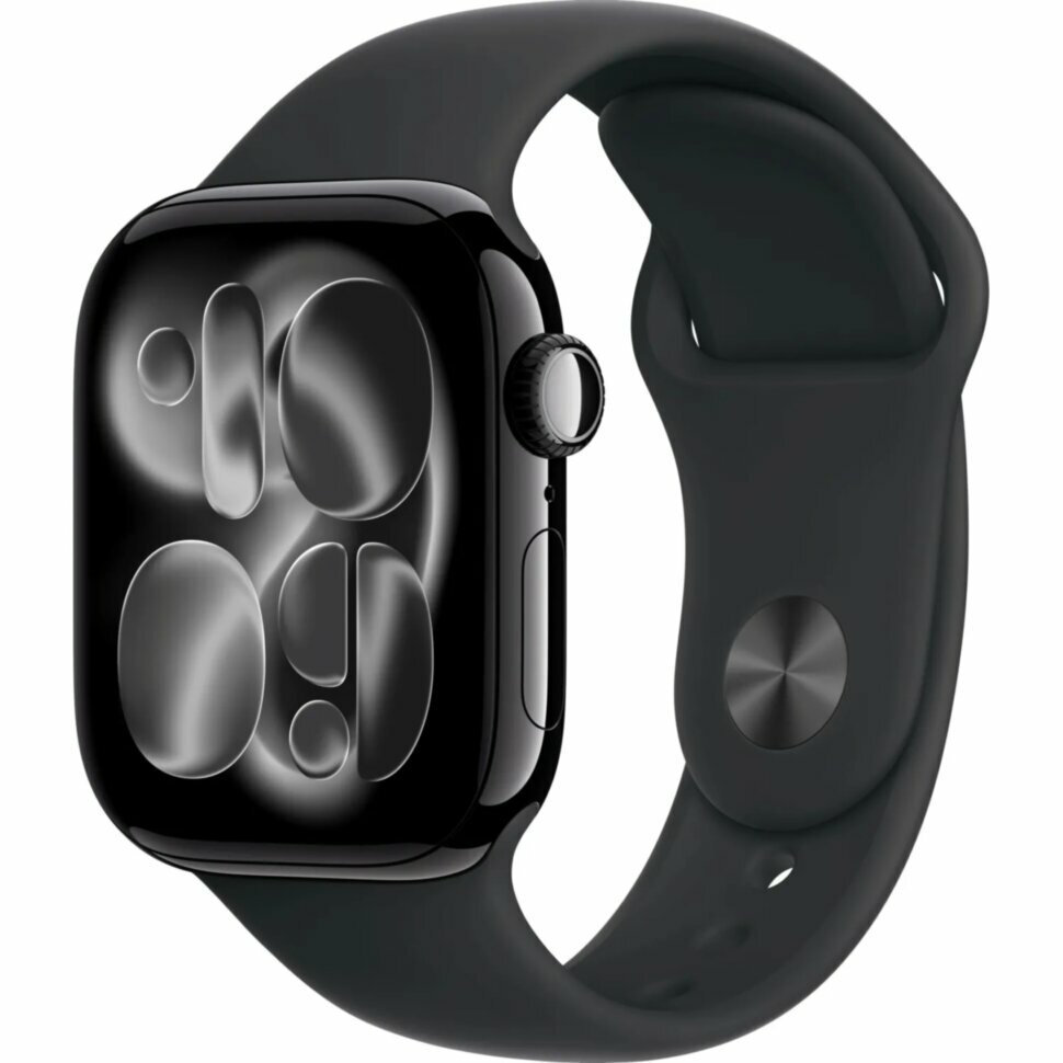 Смарт-часы Apple Watch Series 11 GPS 42mm M/L (Черный глянец) [MEQU4X/A, 2459597