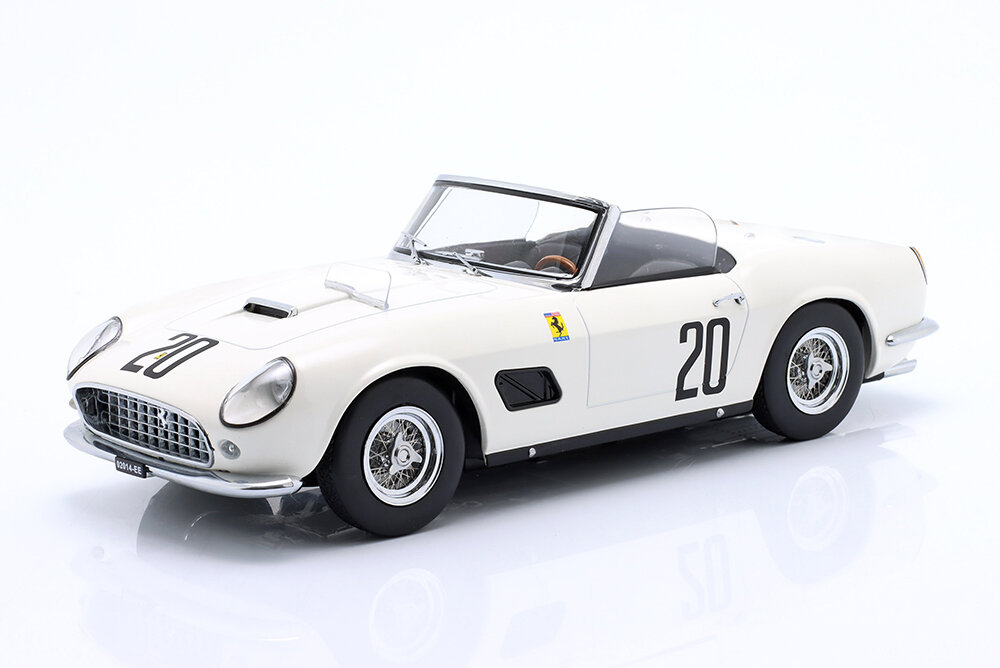 Модель коллекционная KK-SCALE Ferrari 250 gt california spyder no 20 24H le mans 1960