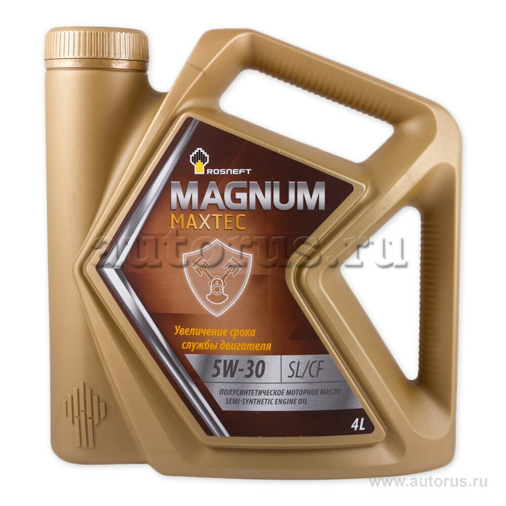 Масло моторное rosneft magnum maxtec 5w-30 полусинтетическое 4 л 40814842