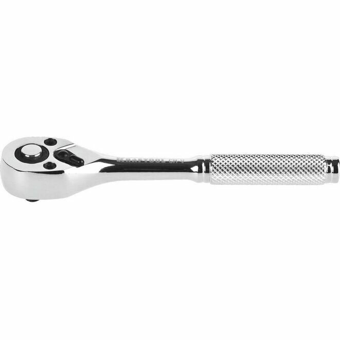Трещотка для торцовых головок KRAFTOOL 1/4", 72 зубца, Cr-V сталь, цельнометаллическая