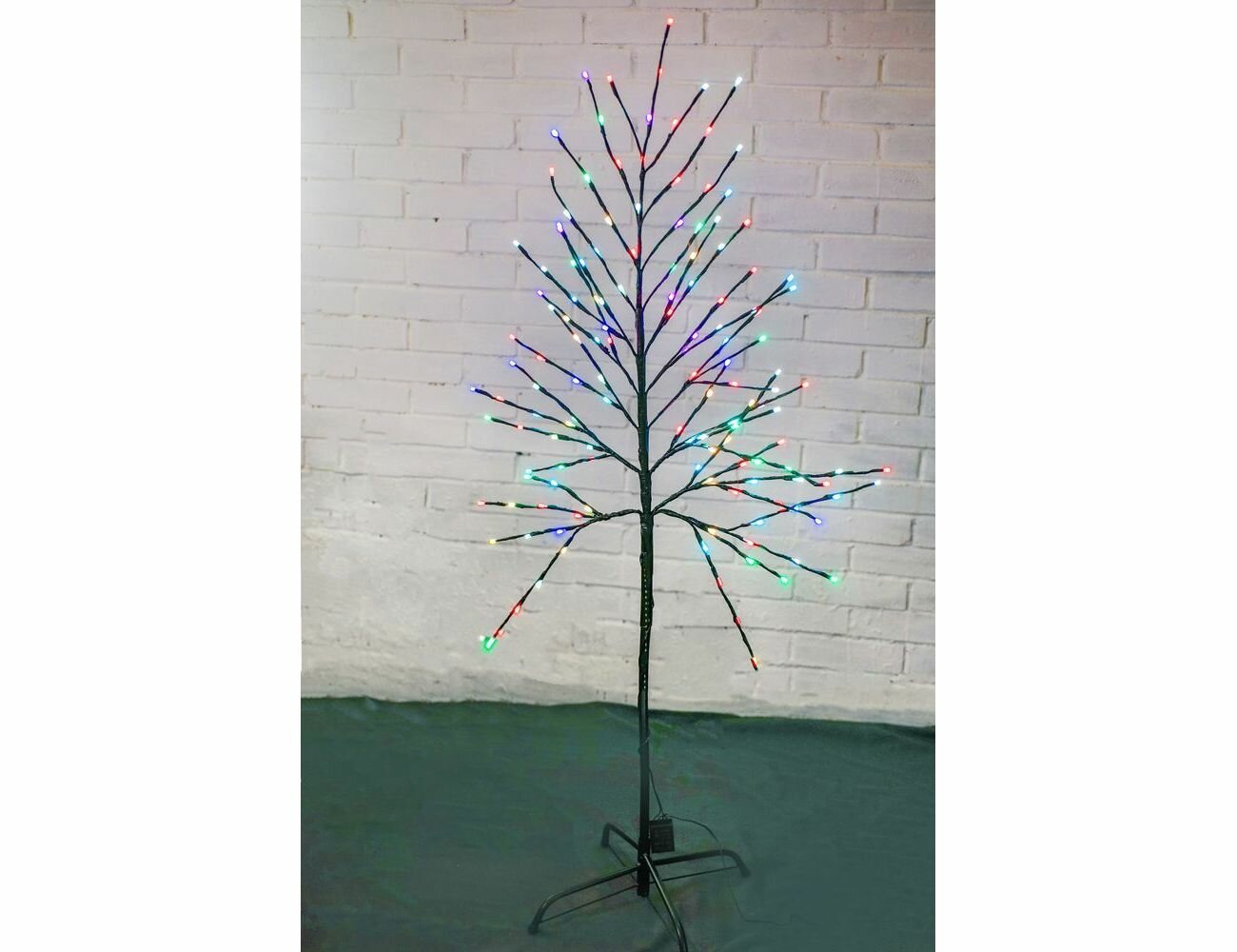 Светящееся дерево джокко ДИ лючи, 150 RGB LED-огней меняющих цвета, 150 см, уличное, Kaemingk 492757