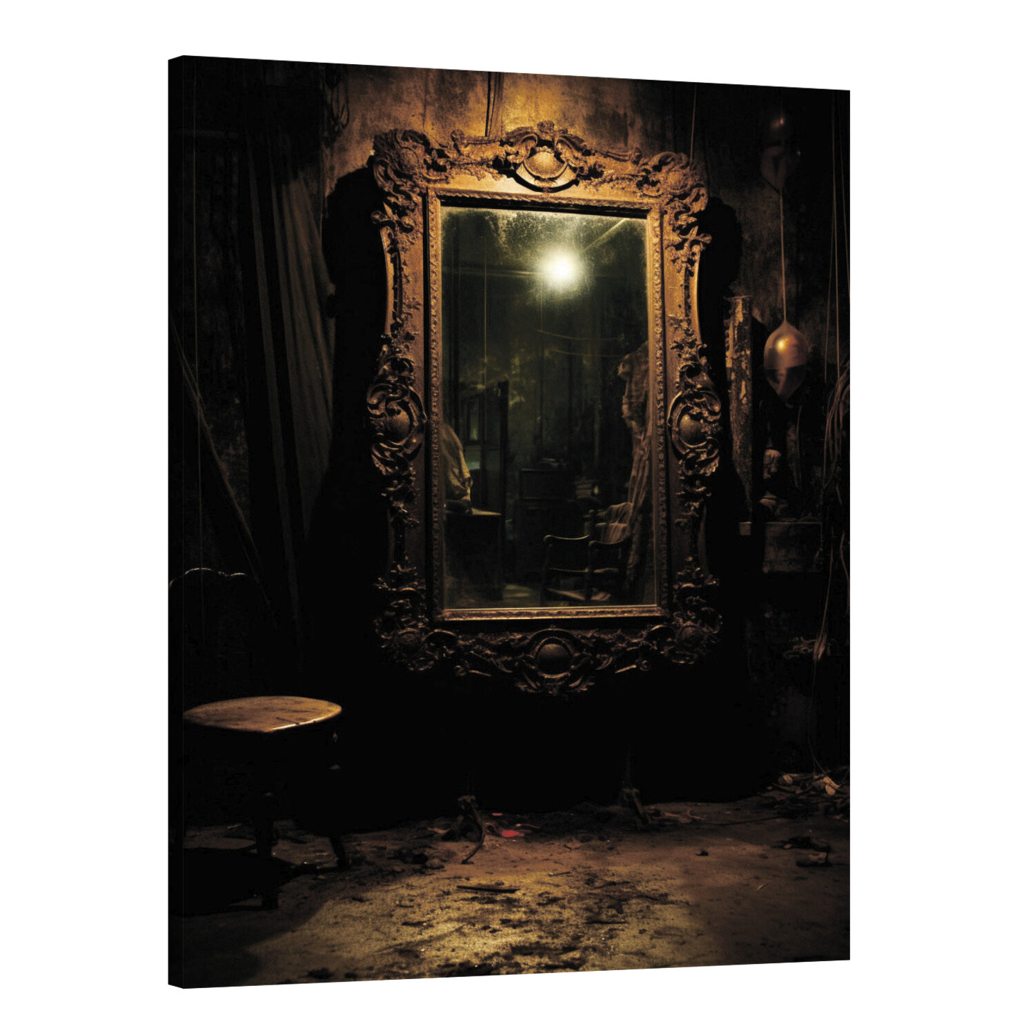 Интерьерная картина 50х70 "Таро: Магическое зеркало"