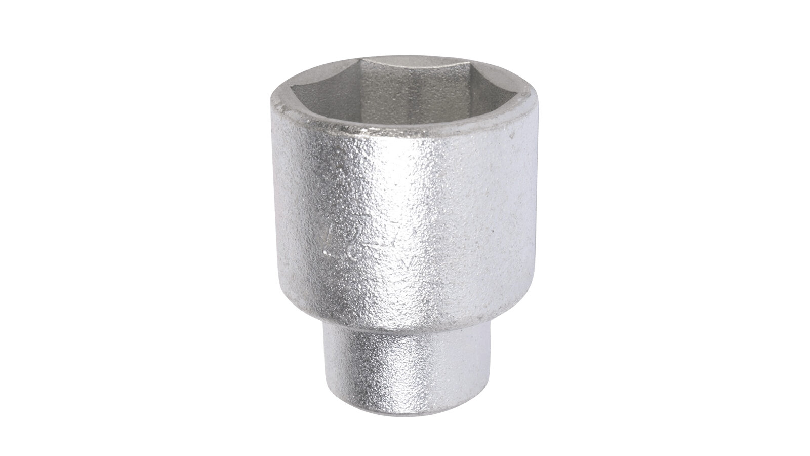 Головка торцевая НИЗ, шестигранная, 1/2", 27мм, CrV, цинковое покрытие