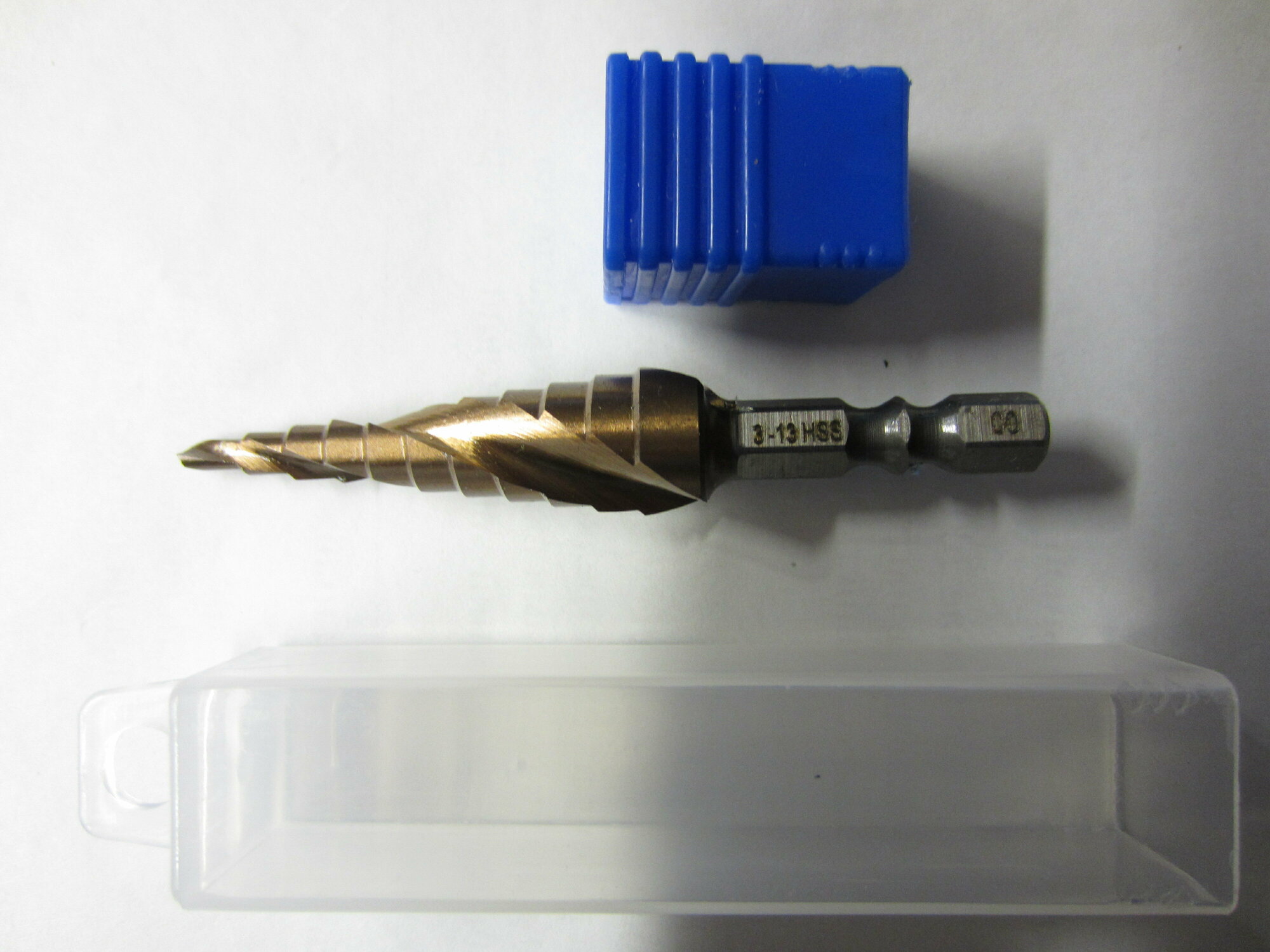 Сверло ступенчатое по металлу 4-12 мм кобальтовое M35