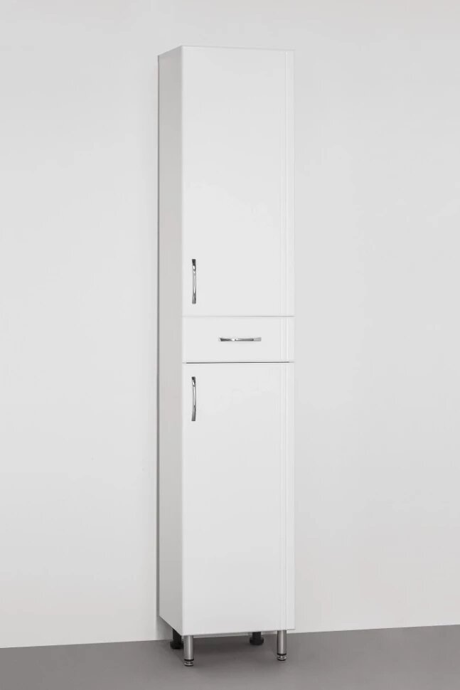 Пенал Style Line Эко Стандарт ЛС-00000112 напольный R, белый глянец