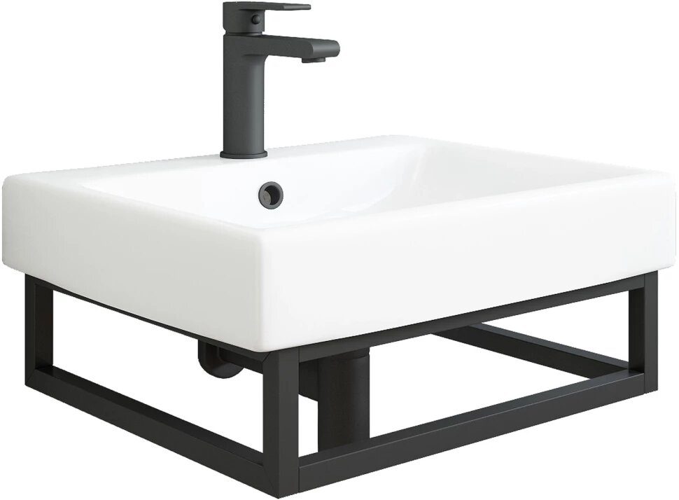 Консоль для раковины черный Sanflor Тайлер C08363