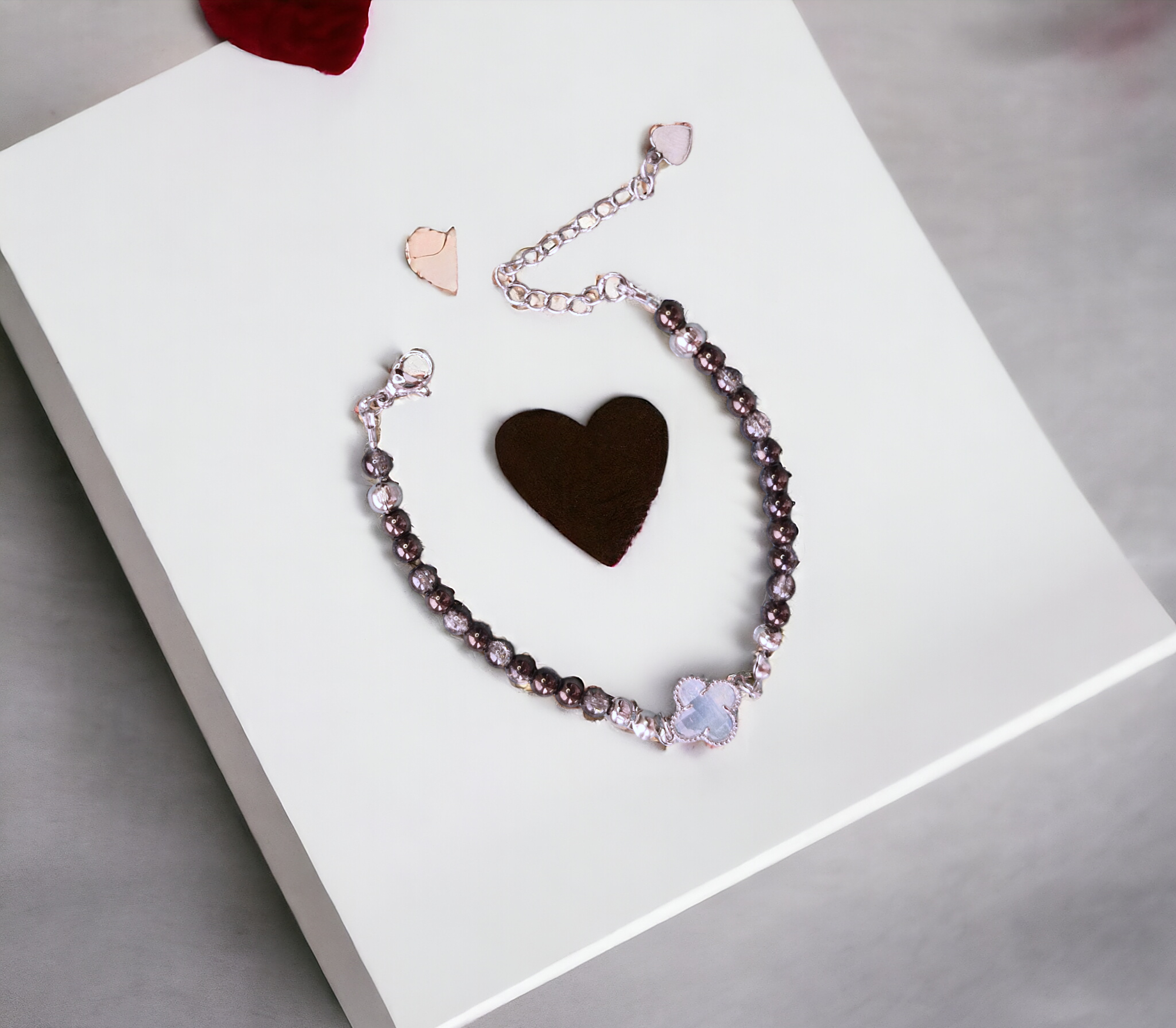 Браслет, опал синтетический