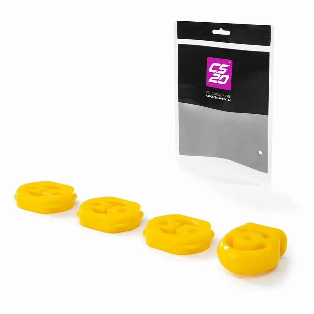 Подушки крепления глушителя для ВАЗ 2170 Лада Приора, LADA Priora комплект 4 шт. серии COMFORT арт 06373