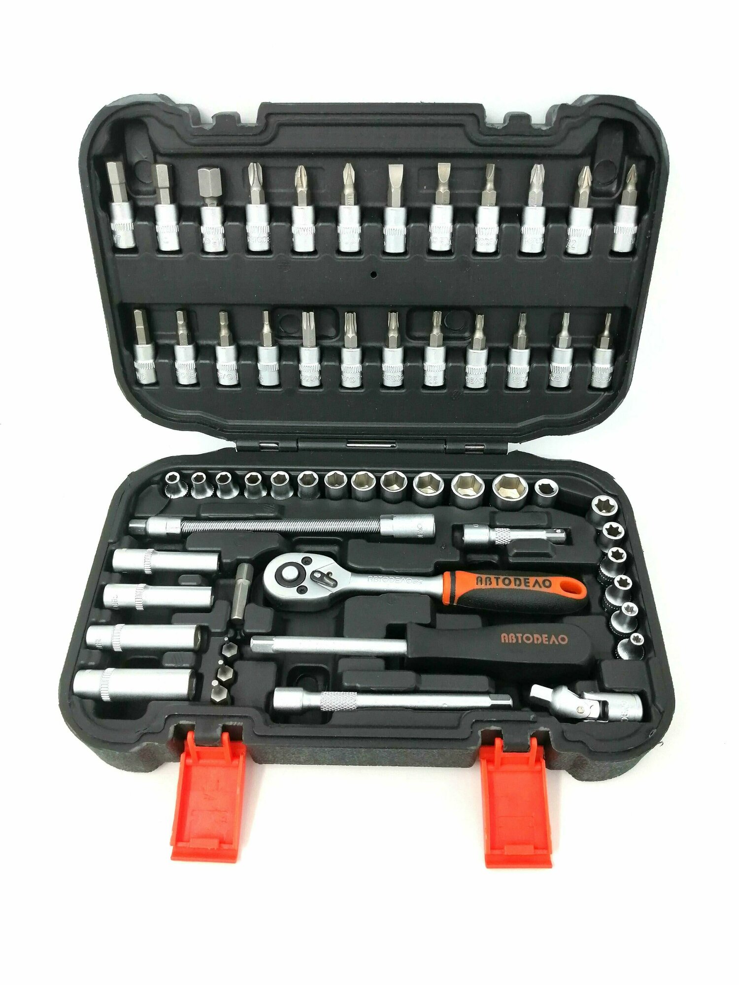 Набор инструментов 57 предметов. 1/4"DR АвтоDело