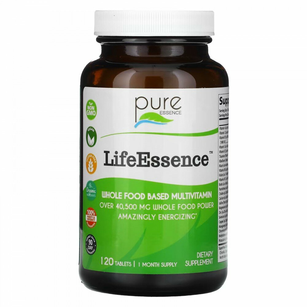 Pure Essence, LifeEssence ™, 120 таблеток