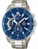 Наручные часы CASIO Edifice, серебряный/синий