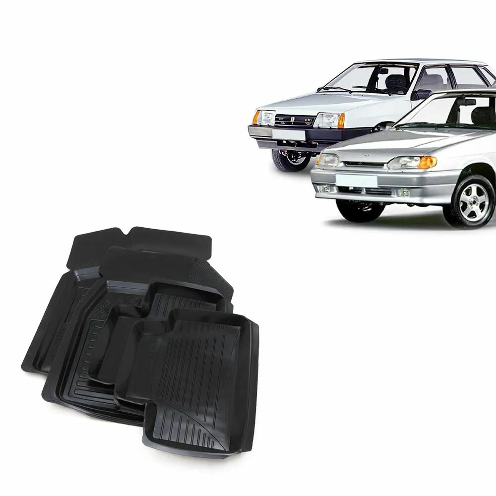 Коврики салона для ВАЗ 2108-2109, 2113-2115, комплект 4 шт. серии Original+ арт 10795