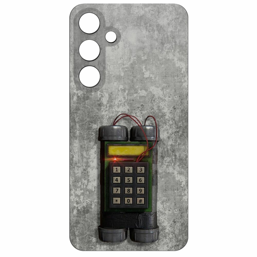 Чехол-накладка Krutoff Soft Case Cтандофф 2 (Standoff 2) - C4 для Samsung Galaxy S24+ черный