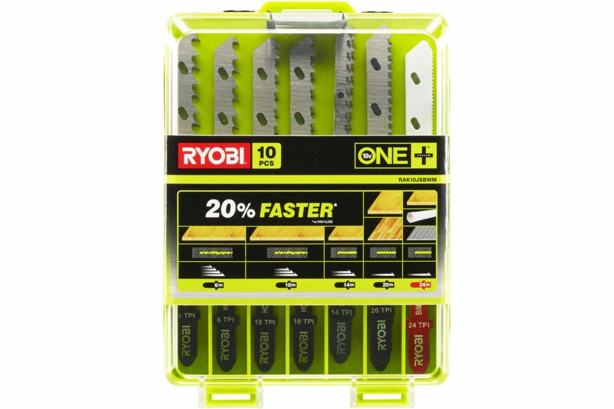 Ryobi Набор пилочек для лобзика 10шт 5132002811