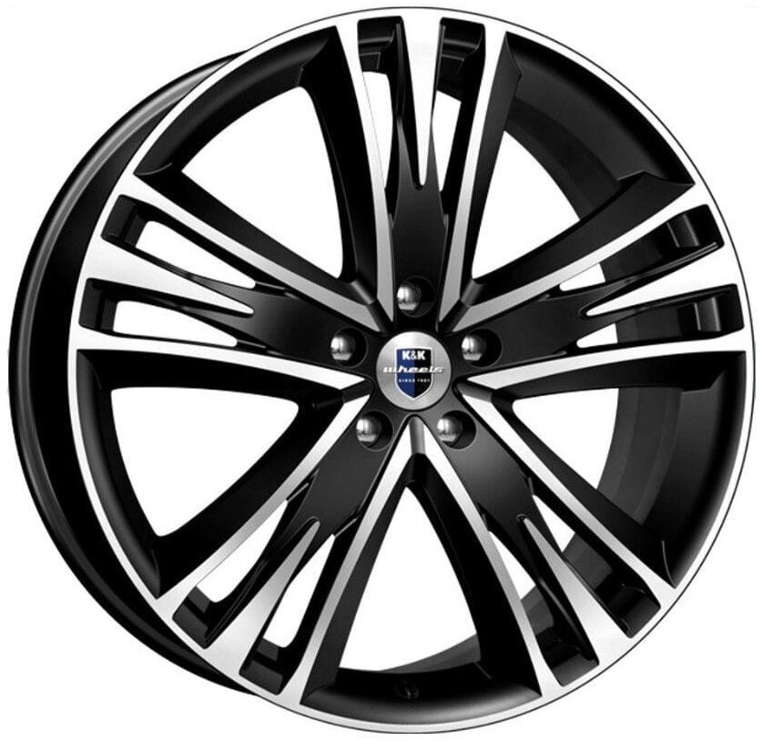 Диски легковые литые 8.5*20 5*120 et45 h65.1 КиК Атлас (KC661M) Алмаз черный(цвет)
