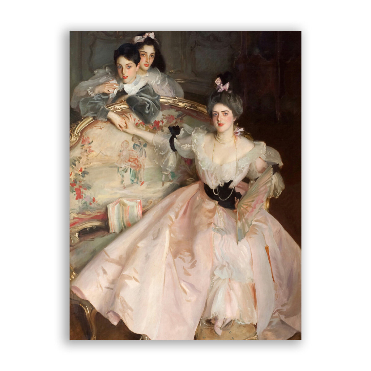 Картина на холсте, репродукция / Джон Сингер Сарджент - Mrs Carl Meyer / Размер 30 x 40 см