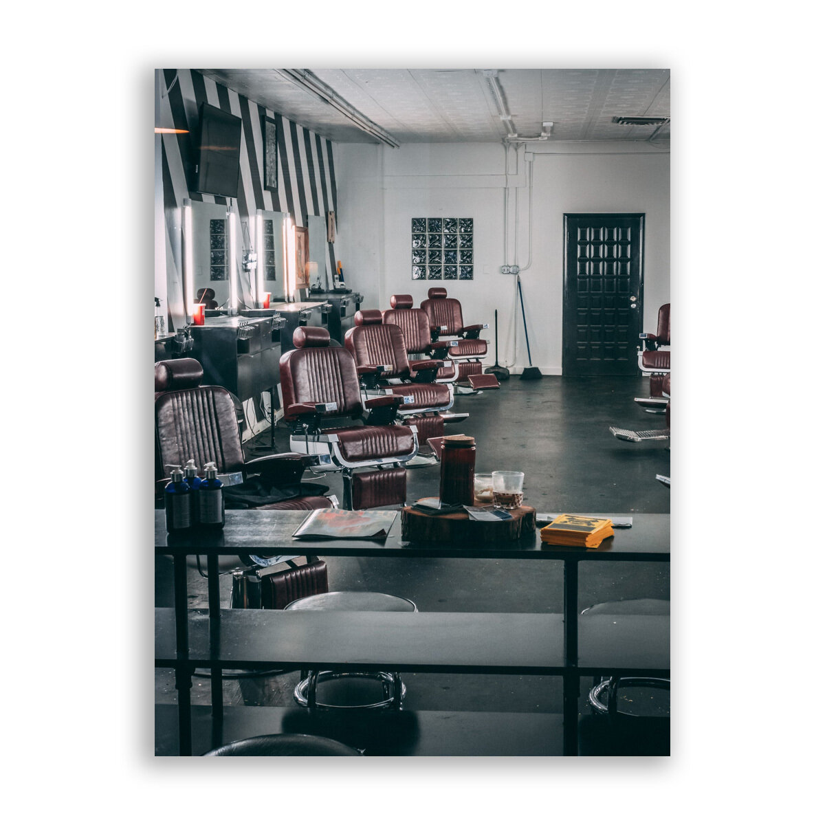 Постер, плакат на бумаге / Для Барбершопа / Размер 30 x 40 см