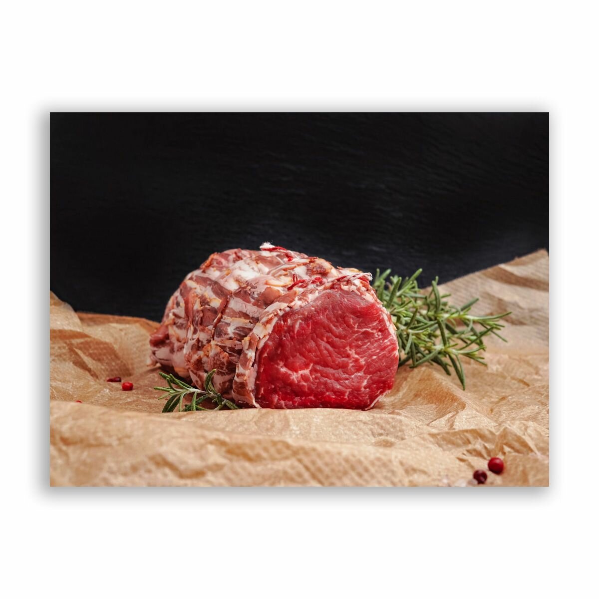 Постер, плакат на бумаге / Мясо / Размер 30 x 40 см