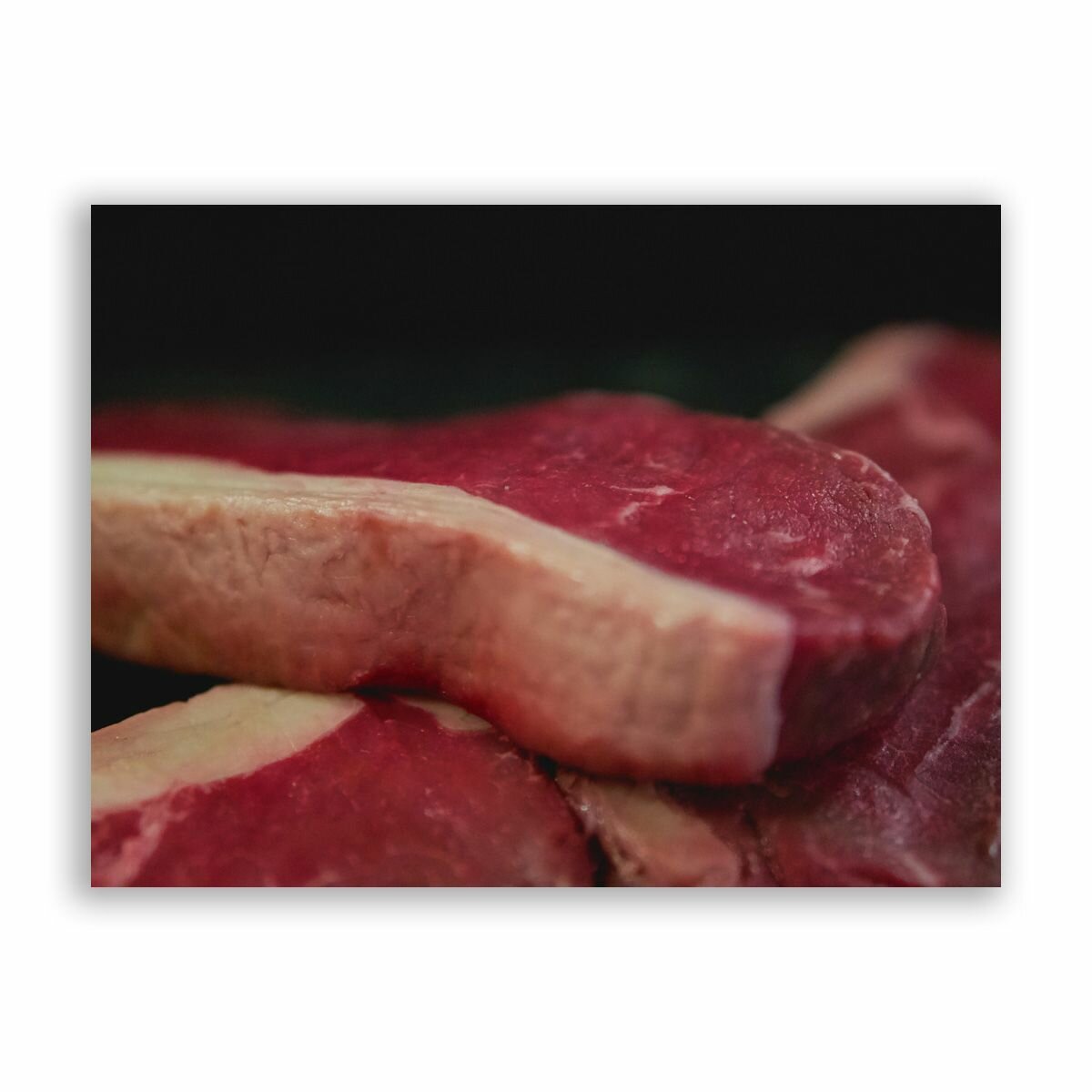 Постер, плакат на бумаге / Мясо / Размер 40 x 53 см