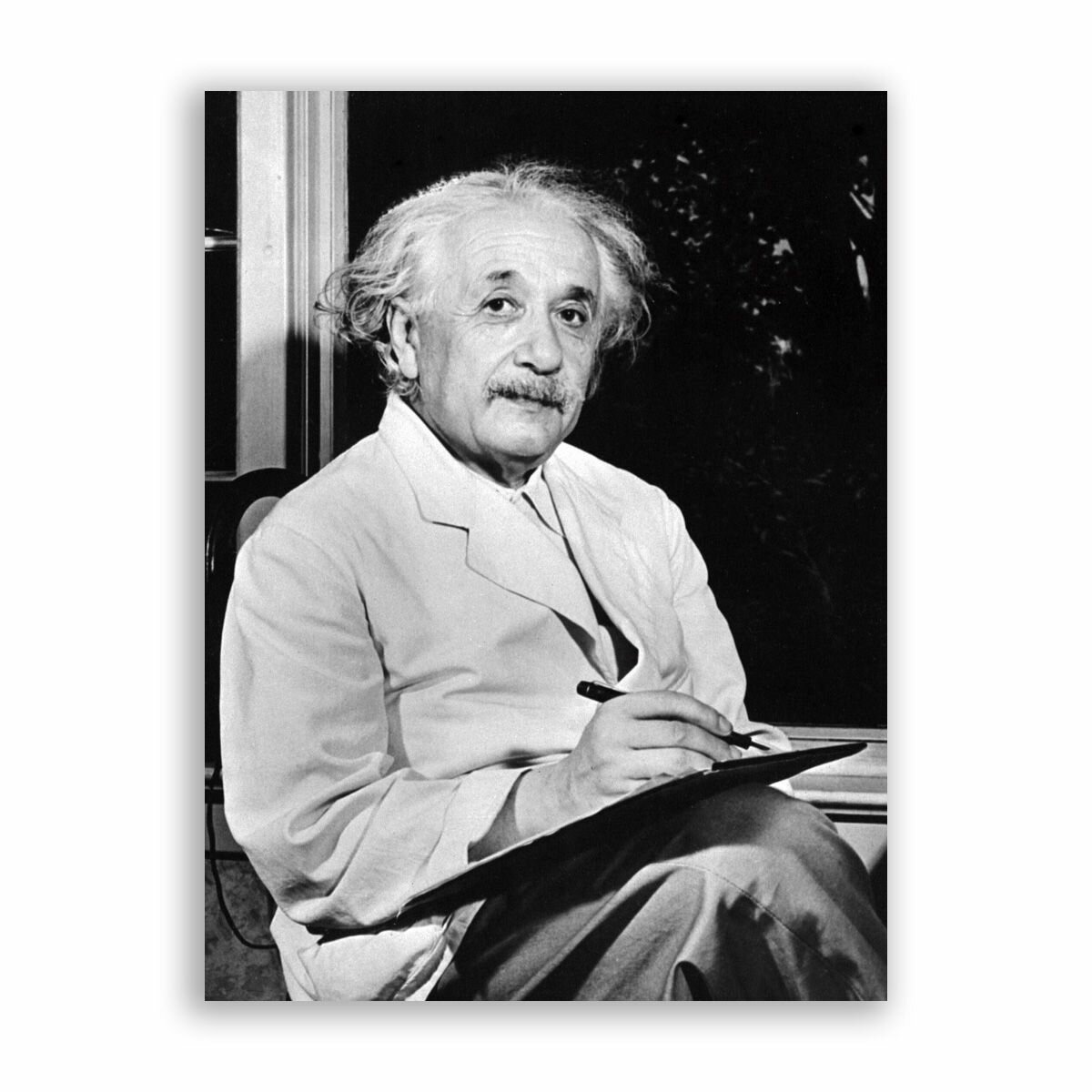 Постер, плакат на бумаге / Альберт Эйнштейн / Размер 30 x 40 см