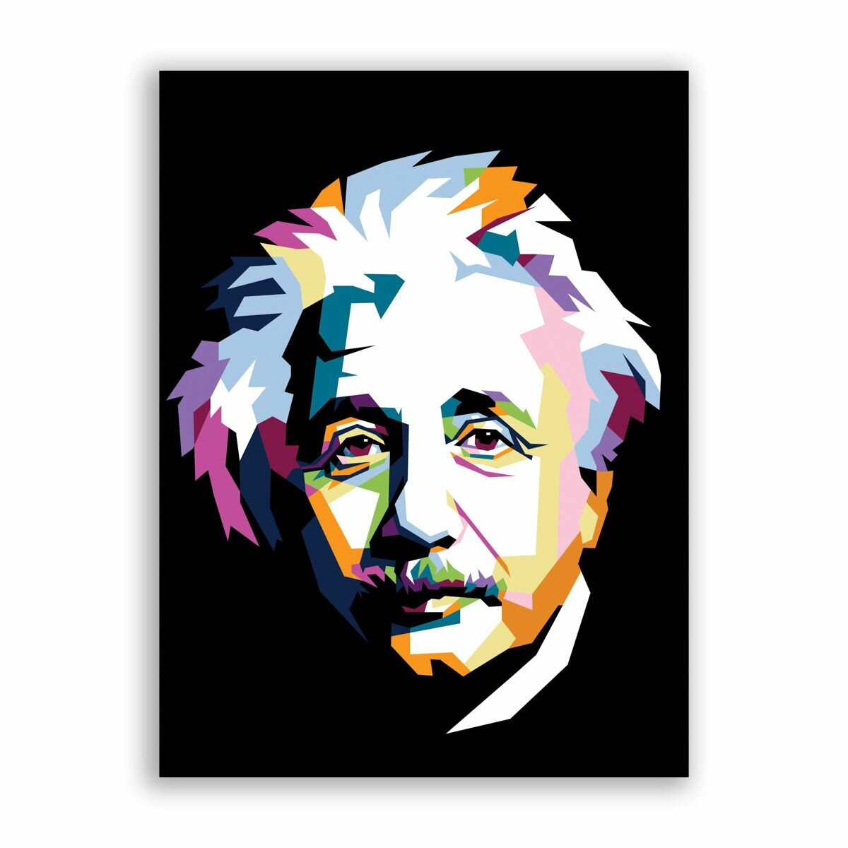 Постер, плакат на бумаге / Альберт Эйнштейн / Размер 30 x 40 см