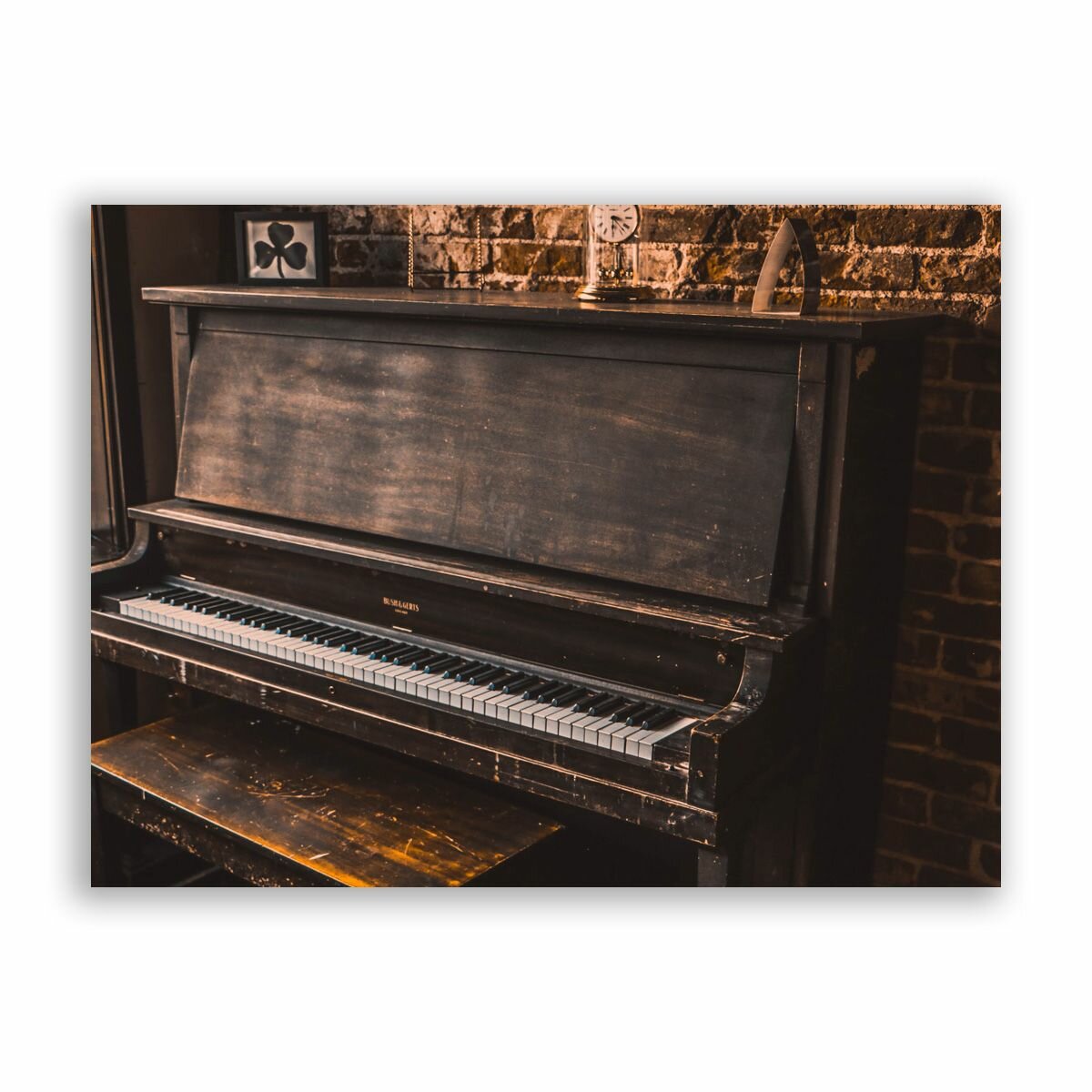 Постер, плакат на бумаге / Фортепиано / Размер 30 x 40 см