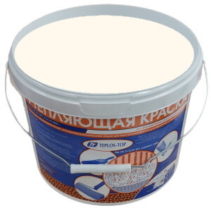 Интерьерная утепляющая краска Теплос-Топ 11 литров, NCS S 0603-Y60R-INT
